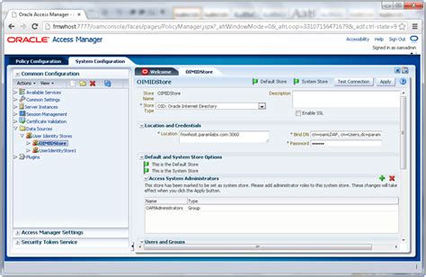 Oracle Fusion Applications Installation Configure Oracle Identity And