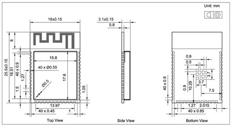Mạch Thu Phát Wifi Ble Soc Esp32 S3 Esp32 S3 Wroom 1 Chính Hãng Espressif