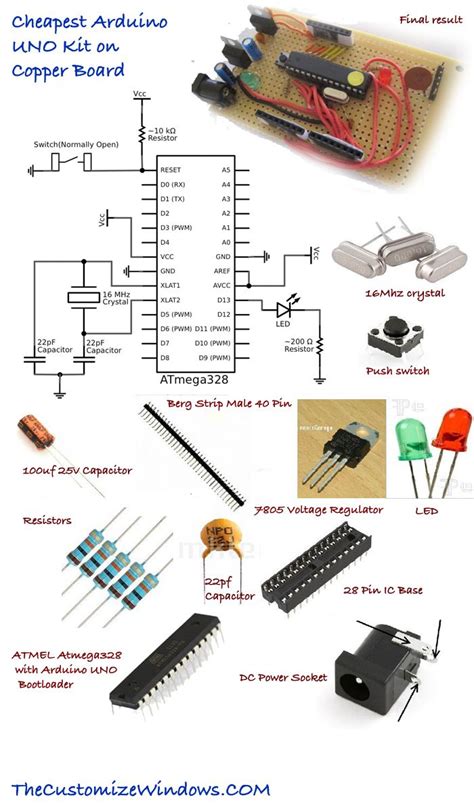Cheapest Arduino Uno Kit On Copper Board Arduino Arduino Projects