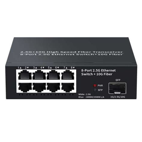 Port Ethernet Switch Gbps Network Switcher Port G Fiber Slot Home Lab Network Switch