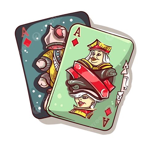만화 스페이드 여왕과 카드 놀이 왕과 잭 클립 아트 벡터 고립 된 만화 카드 게임 스티커 디자인 상표 Png 일러스트 및 벡터 에 대한 무료 다운로드 Pngtree