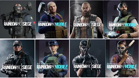All Operators Intros In Rainbow Six Mobile From Rainbow Six Siege Youtube