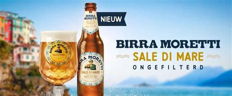 Birra Moretti Introduceert Nieuw Ongefilterd Bier Met Zeezout Sale Di