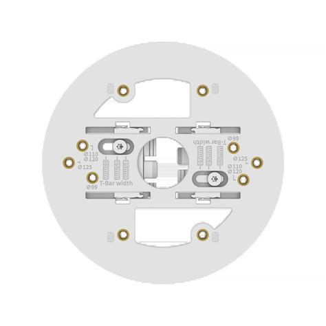 Buy Hanwha Sbp 140cmt Tile Grid Ceiling Mount Pack Of 4 Compatible