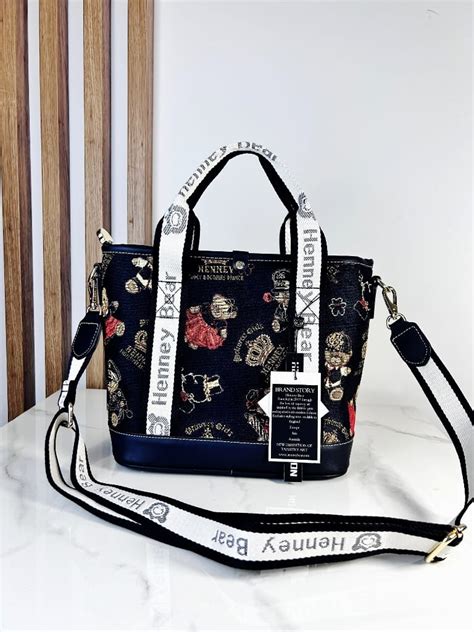 Henney Bear shopperka z misiem czarna mała Luxury.shop.pl Torebki ...