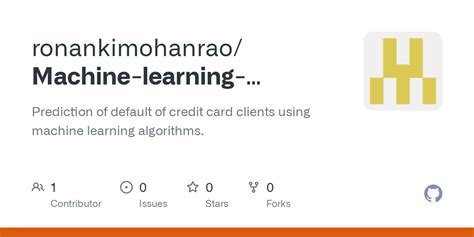 Github Ronankimohanraomachine Learning Algorithms Prediction Of Default Of Credit Card