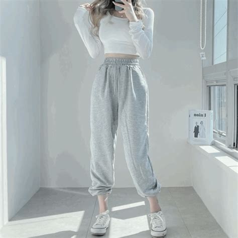 미친가격 최저가 인생바지 편하게 입는 하이웨스트 밴딩 슬림 쭈리 조거 일자 트레이닝 팬츠 에이블리