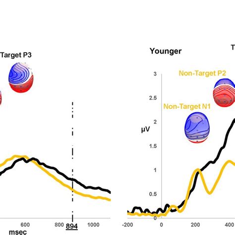Grand Averaged Mean Global Field Power Mgfp Waveforms For The Target