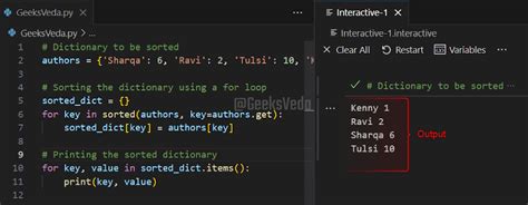 How To Sort Python Dictionaries By Value Examples