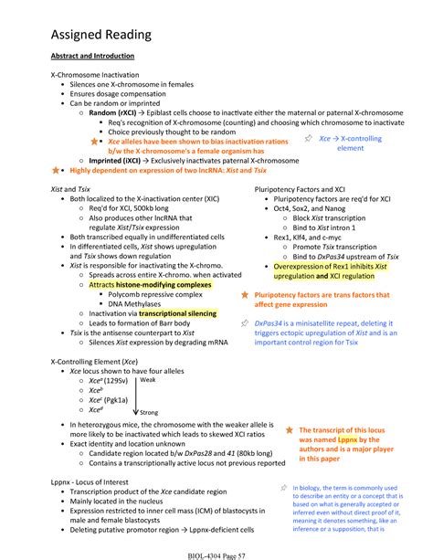 Unit Long Noncoding RNA And XCI Assigned Reading Abstract And Introduction X Chromosome