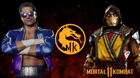 Scorpion Vs Johny Cage 🤯 Mk11 Youtube