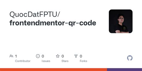 GitHub QuocDatFPTU Frontendmentor Qr Code