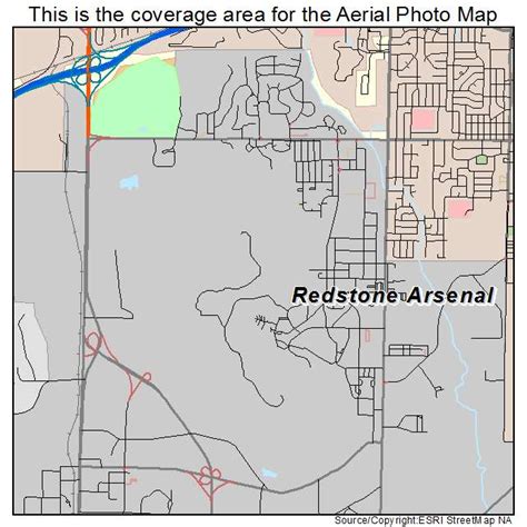 Aerial Photography Map Of Redstone Arsenal Al Alabama