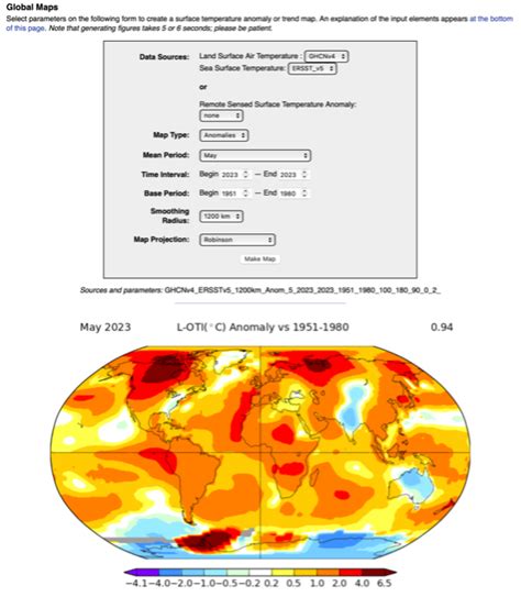 Nasa Global Warming Map