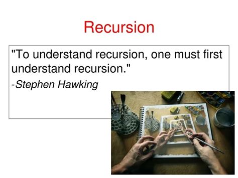 Ppt Recursion Powerpoint Presentation Free Download Id9641322