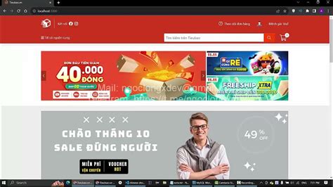 Demo Web Shop Bán Hàng Nuxtjs Nodejs Xtnl Youtube