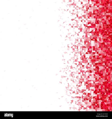 Red Irregular Triangle Mosaic Background Stock Vector Image And Art Alamy