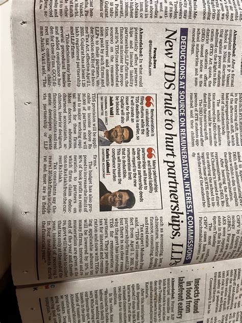 Kareena Lakhani On Linkedin Tds Tdsrule Ca Partnership