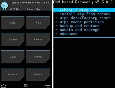 cómo instalar un custom recovery en android el androide feliz