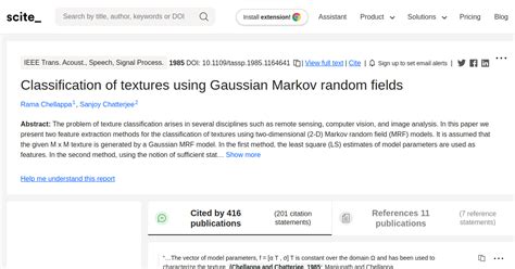 Classification Of Textures Using Gaussian Markov Random Fields