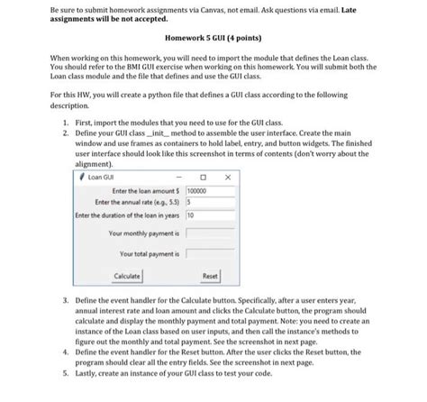 Solved Be Sure To Submit Homework Assignments Via Canvas