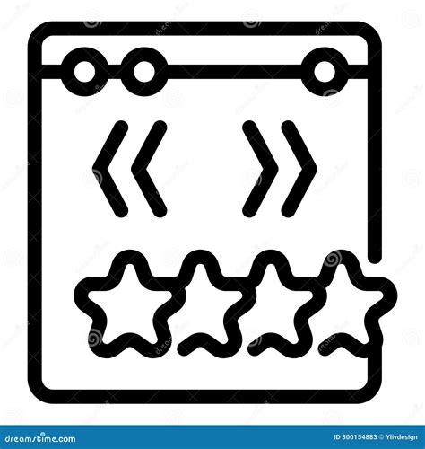 Software Quality Assurance Icon Outline Vector App Debugging System Stock Illustration