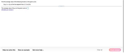 Solved Find The Average Value Of The Following Function On Chegg