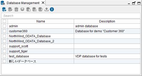 configuring and deleting databases — virtual dataport administration guide