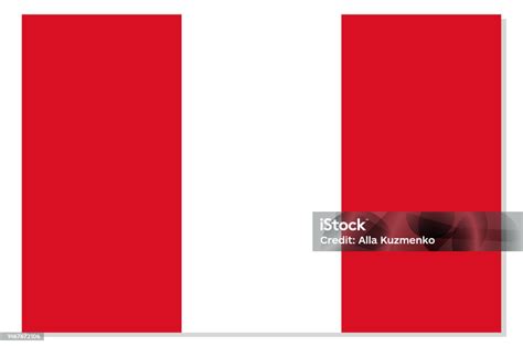 페루의 국기 공식 색상의 페루 국가 상징 템플릿 아이콘입니다 추상 벡터 배경 International Match에 대한 스톡