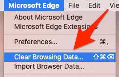 How To Clear The Cache History From Microsoft Edge For MacOS Simple Help