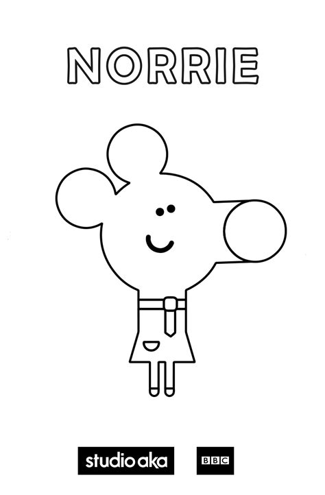 Norrie Colouring Sheet Hey Duggee Official Website