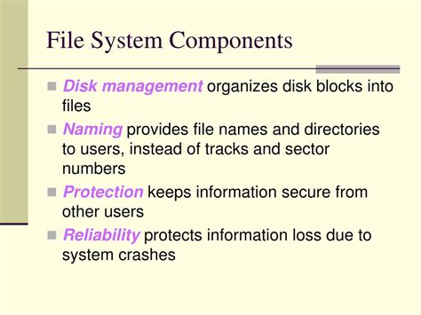 Ppt File Systems And Disk Management Powerpoint Presentation Free Download Id288705
