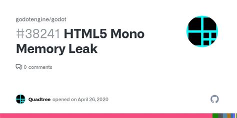 trouble with c html5 export memory leak godot