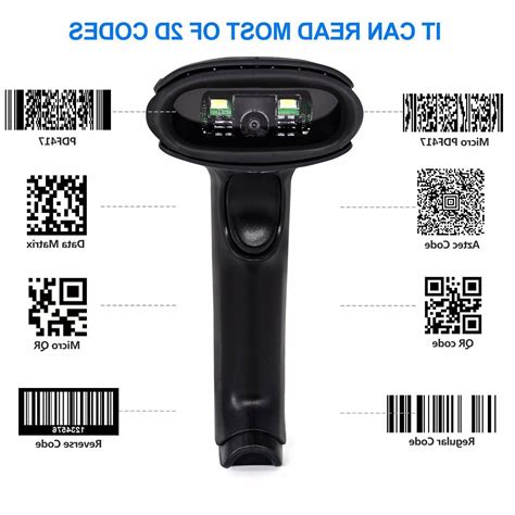 barcode scanner 1d 2d qr code wired usb