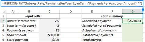 Create A Loan Amortization Schedule In Excel With Extra Payments Worksheets Library