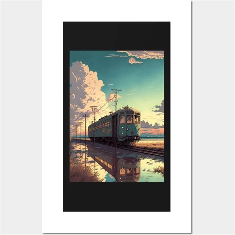 Retro Anime Style Old Japanese Train Anime Posters And Art Prints