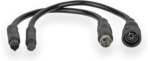 Caratec Monitor Adapter 6 Polige Kupplung Auf 4 Poligen Stecker