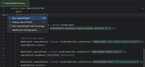 Web Ui Test Automation Intellij Idea Documentation