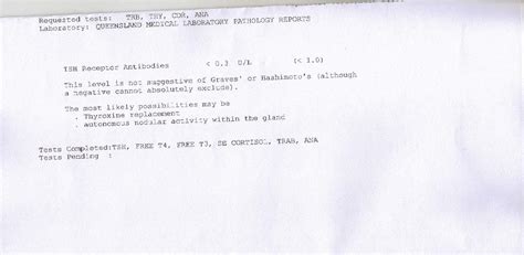 Days Of Our Lives Australian Version Thyroid Uptake Scan