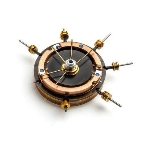 Magnetometer Sensor Isolated On White Background Premium Ai Generated