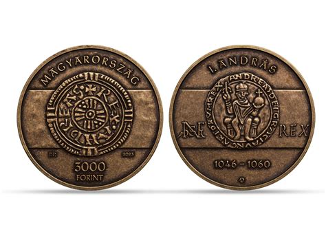 King Andrew I Base Metal Collector Coin 2023 Bu Magyar Pénzverő Zrt