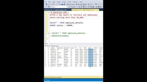 Sql Interview Question 260 Shorts Ytshorts Youtubeshorts Sql Mysql Query