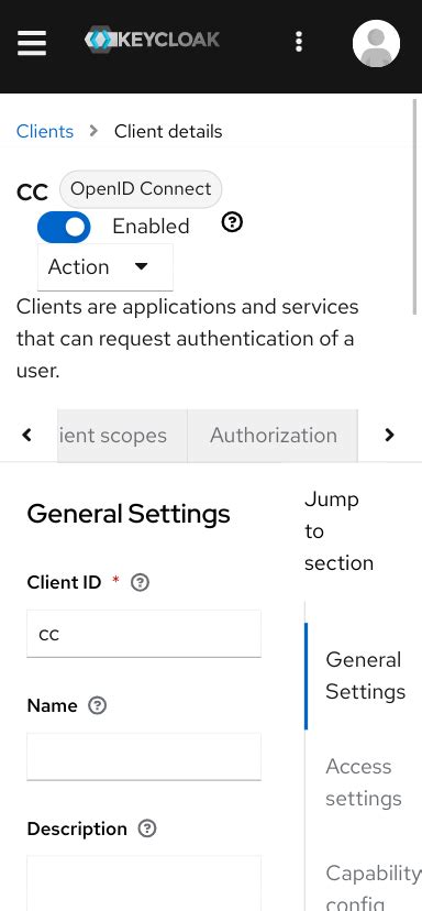 Jump Links Render Wrong On Small Screens · Issue 20951 · Keycloakkeycloak · Github