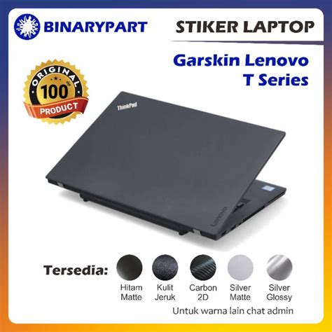 Jual GARSKIN Stiker Laptop Lenovo Thinkpad T Series T T Shopee Indonesia