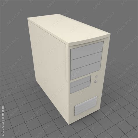 Classic Desktop Computer Cpu Stock 3d Asset Adobe Stock