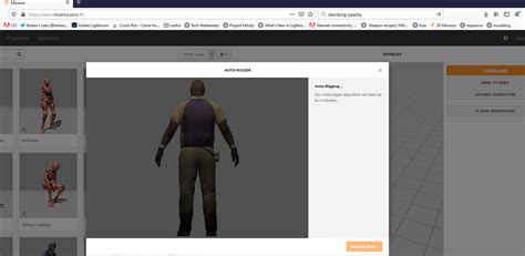 Solved Uploading 3d Model Into Mixamo With Textures Adobe Product Community 11679158