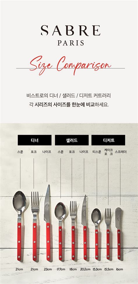 24ss 뉴컬러 사브르 비스트로 커트러리 샤이니 티스푼 감도 깊은 취향 셀렉트샵 29cm