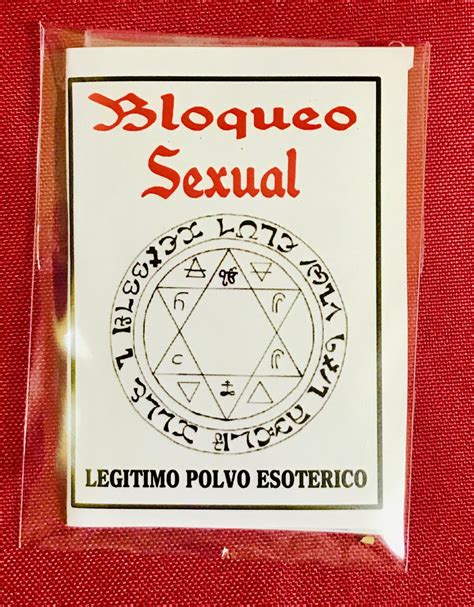 Comprar BLOQUEO SEXUAL LEGITIMO POLVO ESOTERICO ESPECIAL Online Yemanyaesoteric Es