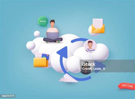 전 세계적으로 소셜 커뮤니티 네트워킹으로 사람들을 연결했습니다 인터넷 연결을 사용한 협력 및 팀워크 3d 웹 벡터 일러스트레이션 의사소통에 대한 스톡 벡터 아트 및 기타