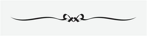 Simple Black Divider Design Divider Template Border Line 11075399